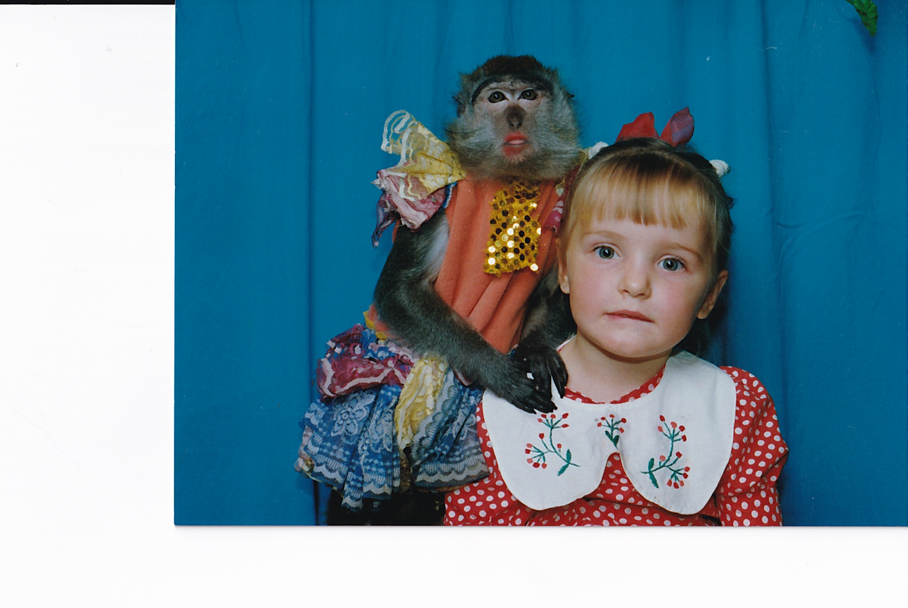 A Girl With a Monkey – Hettie's Reflections